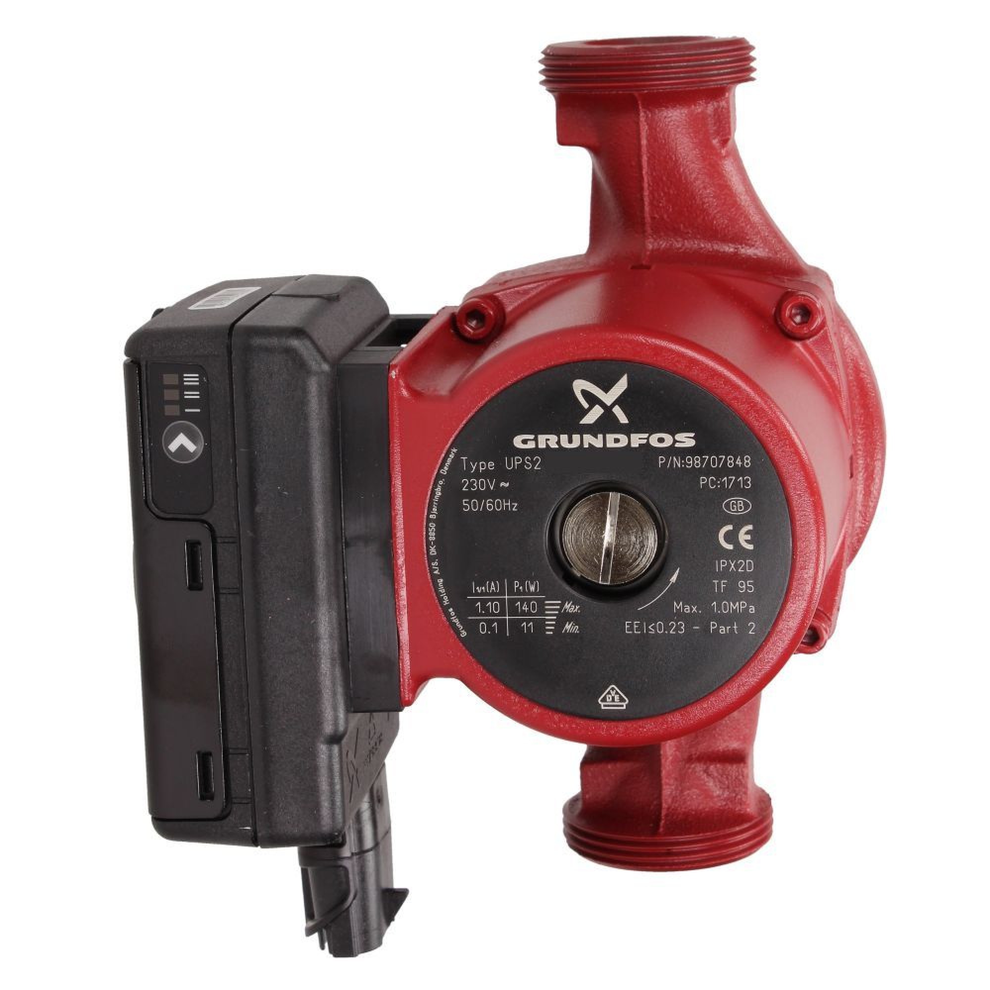 Cirkulacijska pumpa Grundfos UPS 2 25-80, visina podizanja 8 m, protok ...
